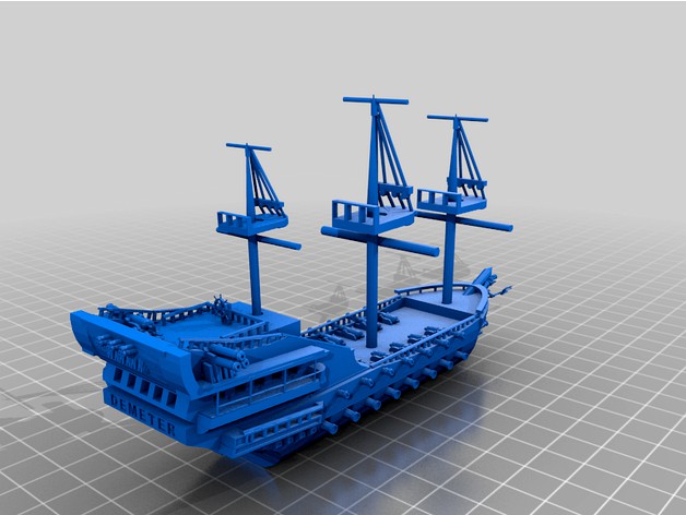 Pluton, the ultimate pirate ship by Dedjoshua 3d model