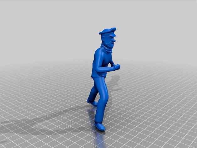 Captain Haddock by Blondbraid 3d model