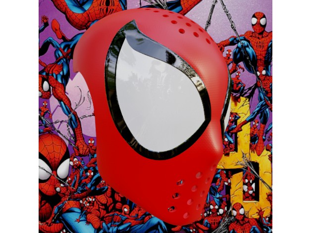Ultimate Bagley Spider-Man Inspired Face Shell by Budwin 3d model