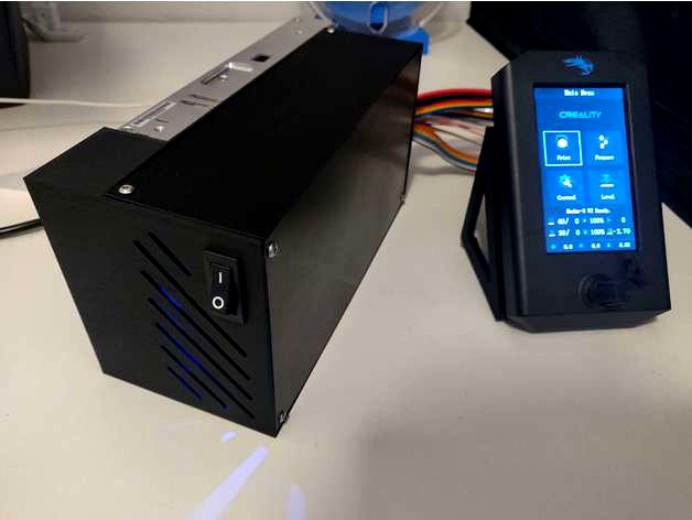 Ender 3 V2 External Electronics box (MeanWell PSU and Motherboard) by ...