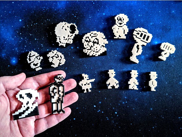 ZX Spectrum Sprites by IridisAlpha 3d model