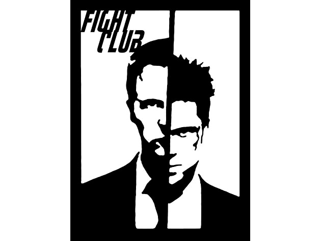 Fight Club stencil by Longquang 3d model