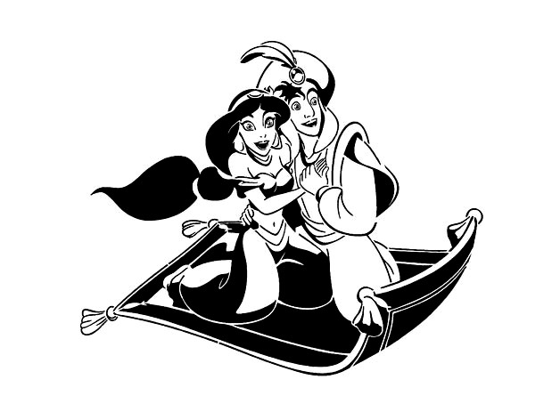 Aladdin stencil 3 by Longquang 3d model