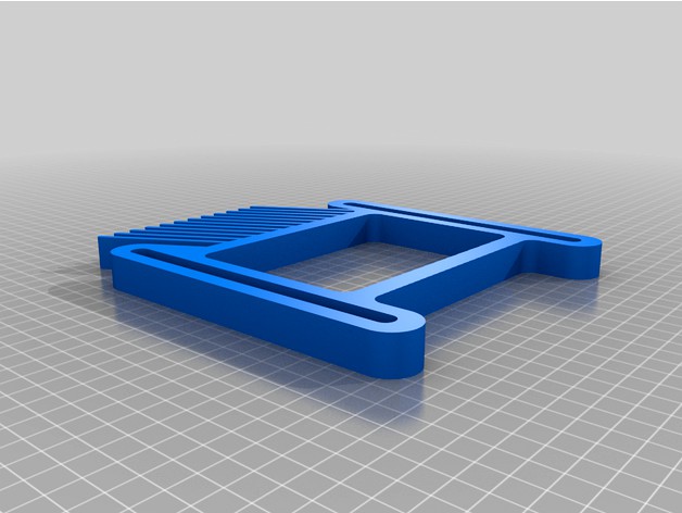 Featherboard for M8 screws by tobbegraf 3d model