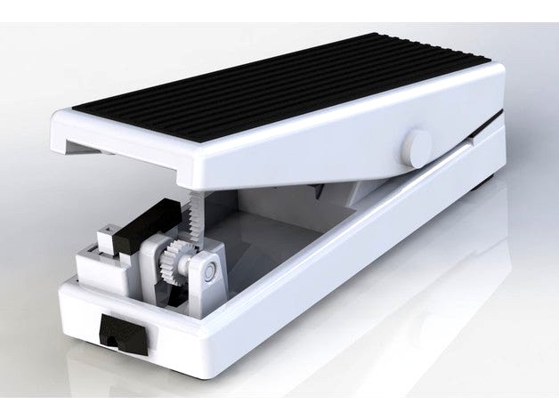 Expression Pedal with potentiometer and button by gustavollps 3d model