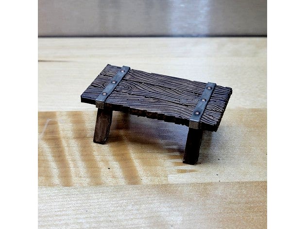 DnD Bar Tables by tikarus2001 3d model