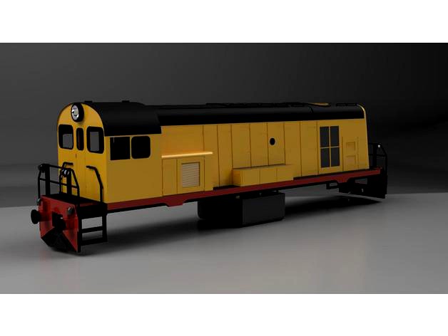 TGR Y Class locomotive by lkernan 3d model