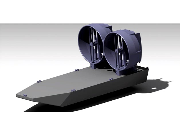 Swamp Boat / Sumpfboot by boerniboernhardsen 3d model