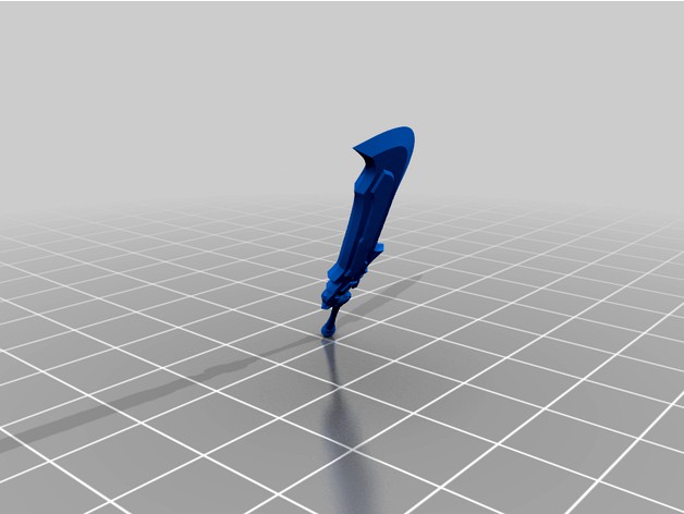 Sword for Beidou Genshin Impact Cosplay by oxo3dprinting model
