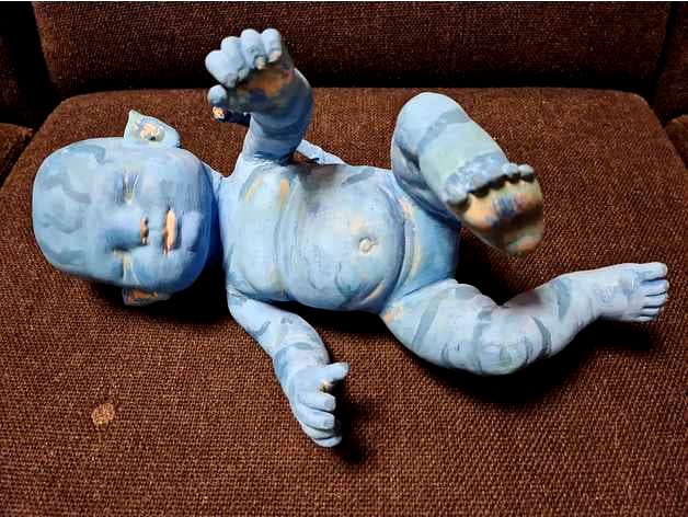 NEYTIRI BABY ( AVATAR 2 ) by B76 3d model