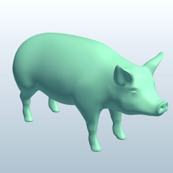 Pig V2 3d model