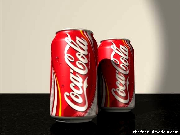 Coke Can 3d model