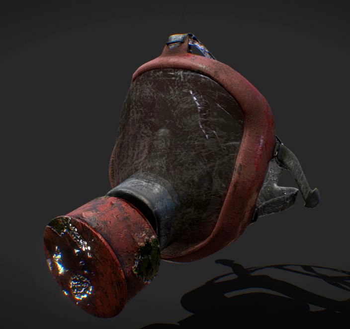 Homemade Gas Mask 3d model