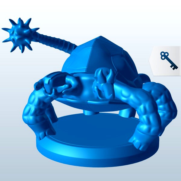 Big angry turtle with 6 legs and 2 heads and a ball on the end of its ...