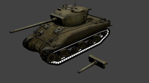 M4 Medium Tank 3d model