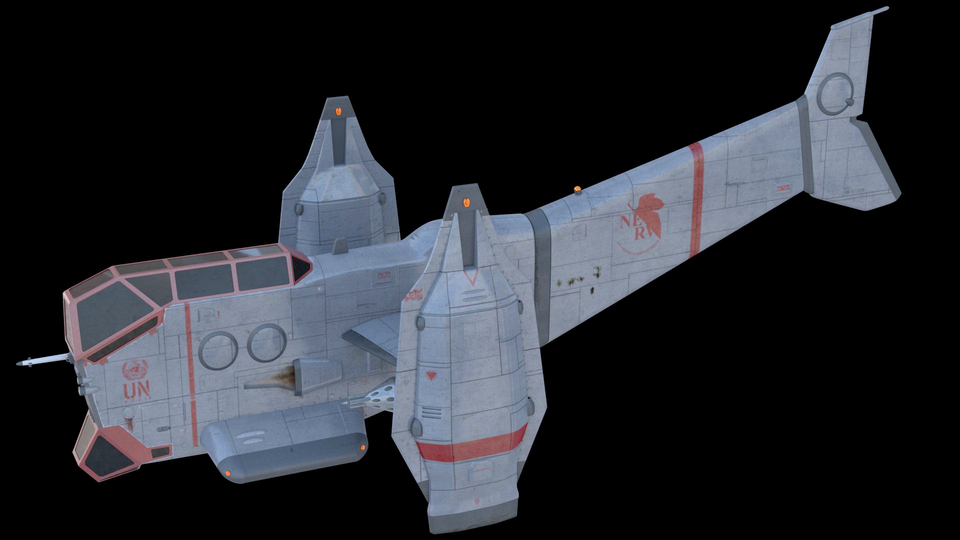 Vtol evangelion 3d model
