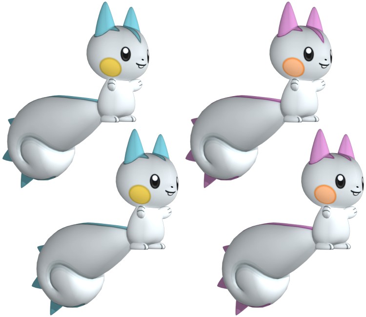 Pachirisu (Pokemon) 3d model