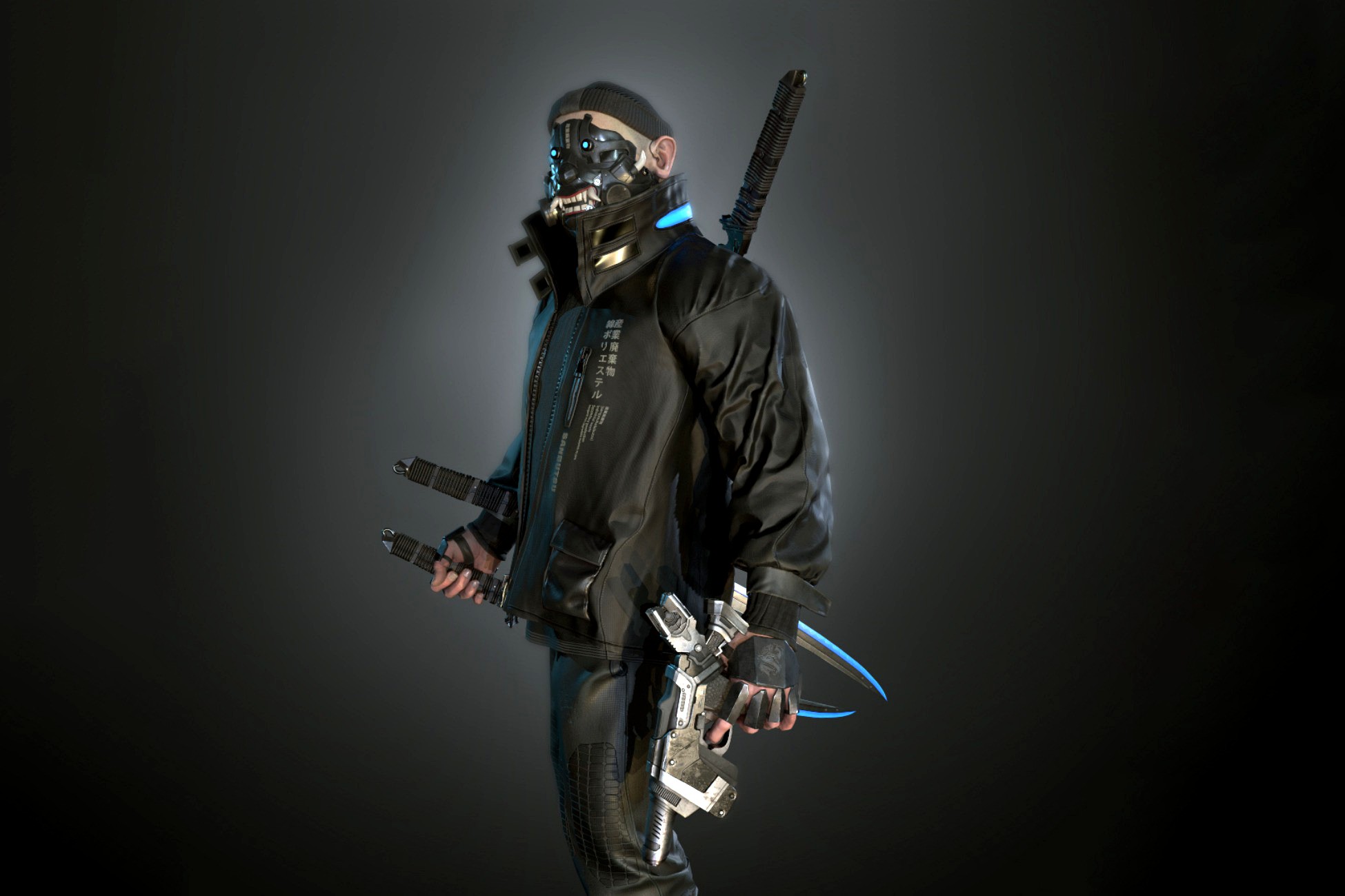 Urban Samurai 3d model