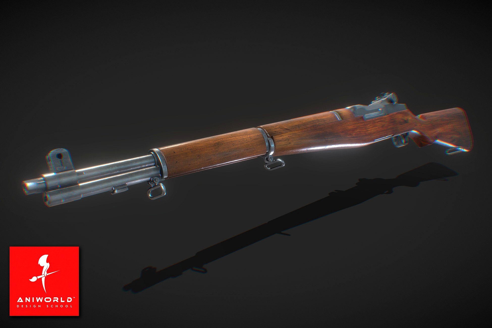 M1 Garand - FPS WWII 3d model
