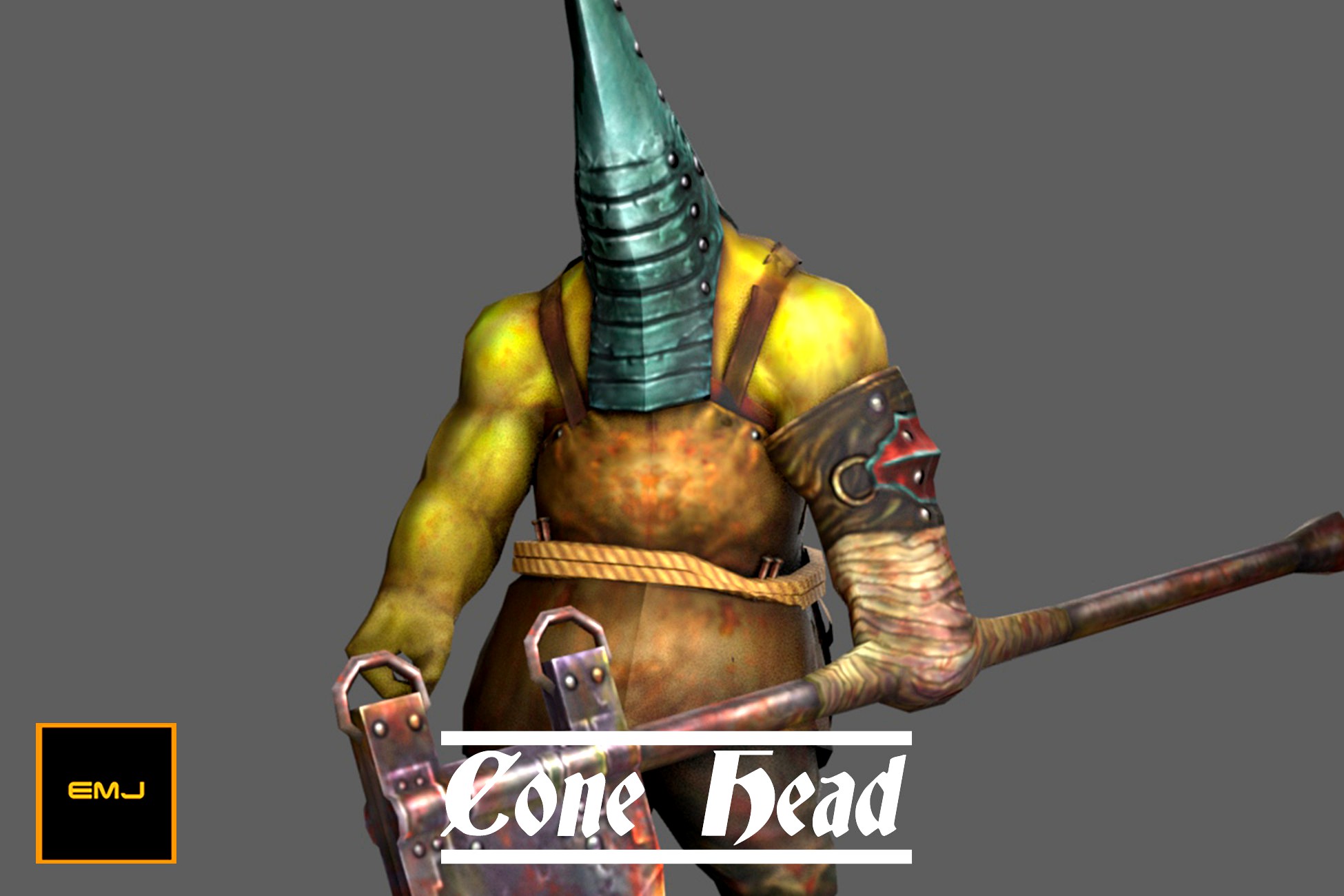Cone Head 3d model