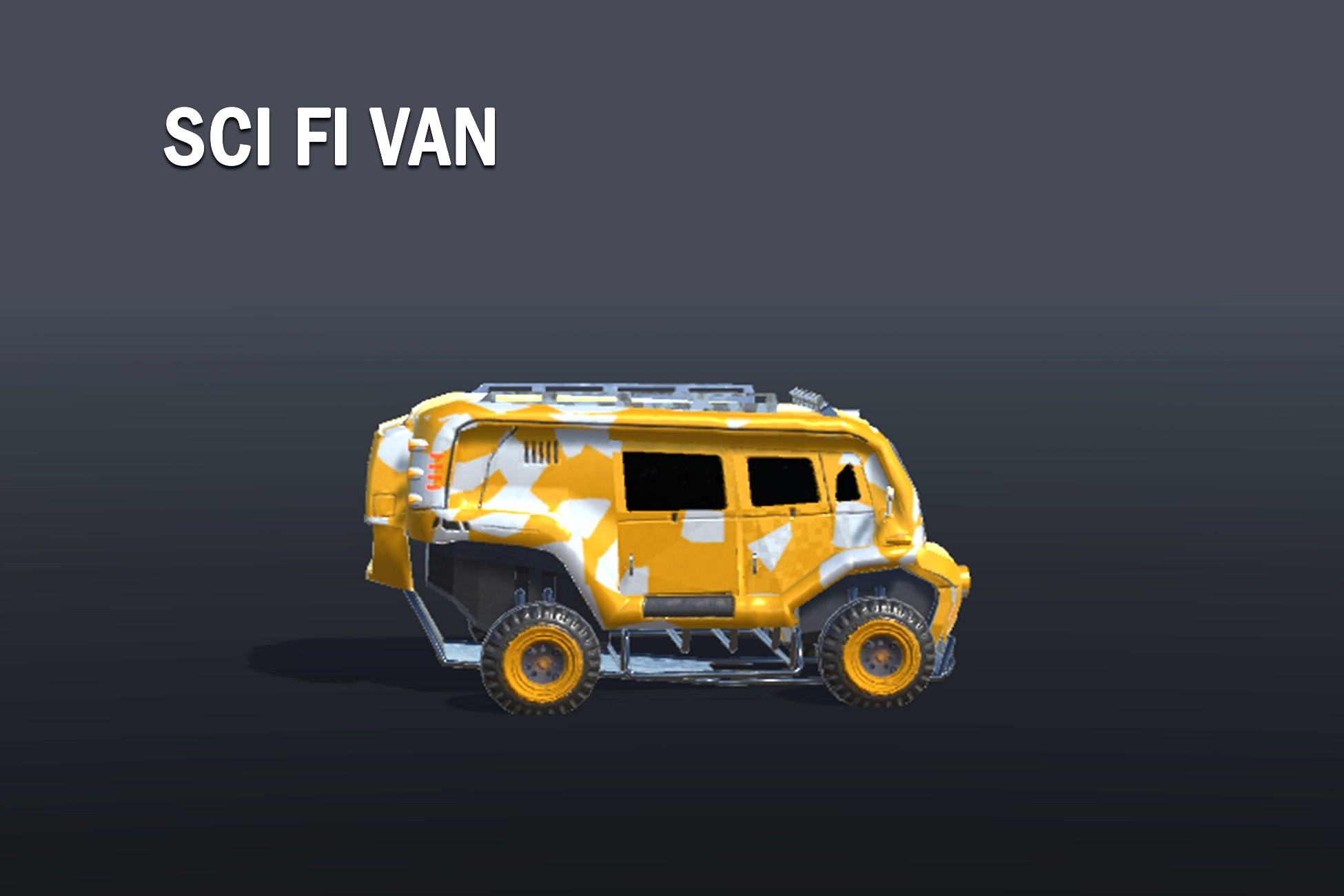 SCI FI Van 3d model
