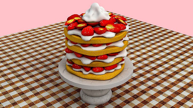 Strawberry Shortcake 3d model