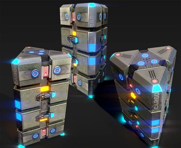 Sci fi machine - Cyberpunk design - PBR 3d model