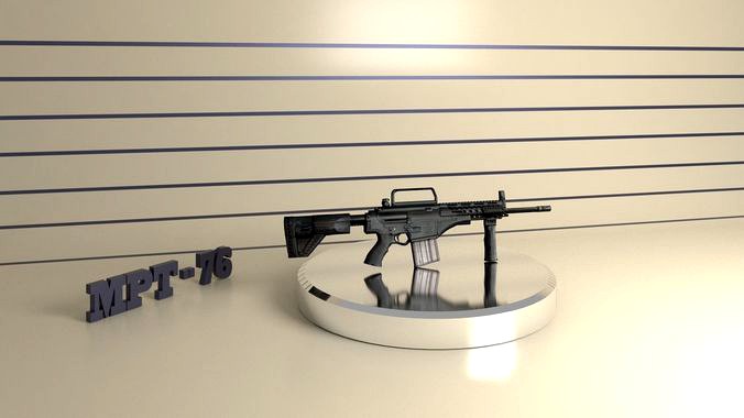 MPT-76 Turkish Weapon Piyade Tufegi 3d model