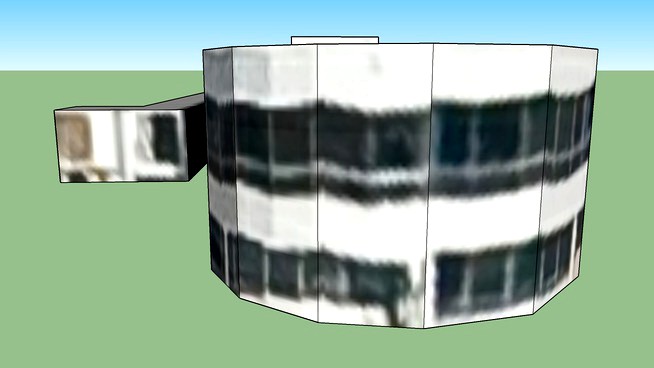 Toronto City Centre Airport ferry terminal building 3d model