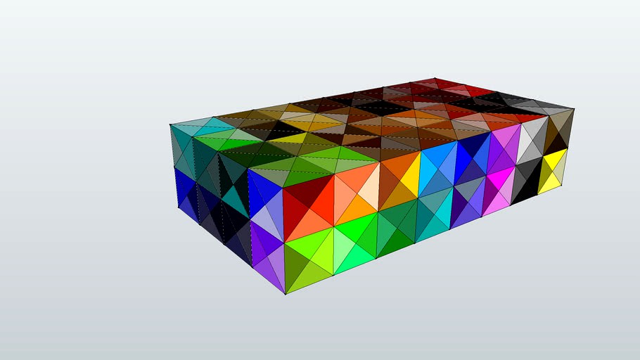 2D and 3D illusion model