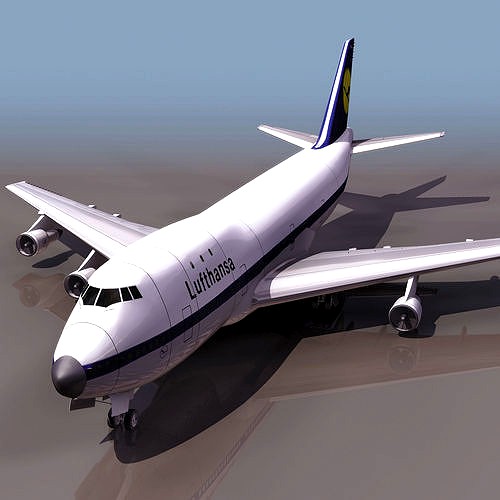 B747 aircraft 3d model