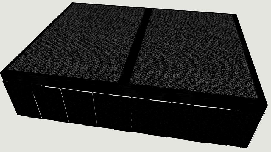 6x8 Stage 2ft 3d model