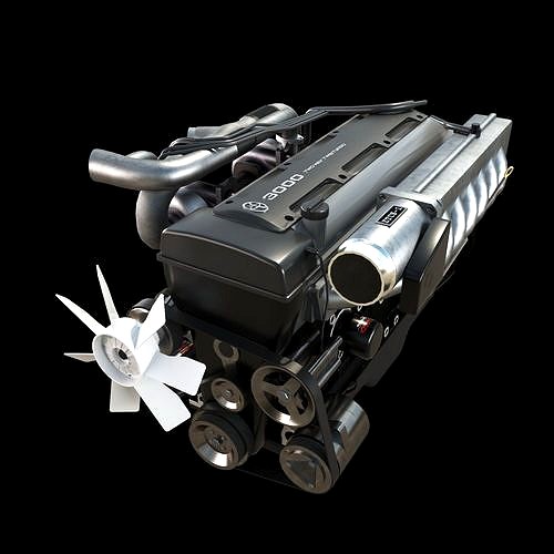 Toyota 2JZ-GTE Engine 3d model