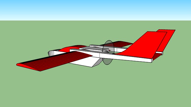 RC cargo plane 3d model
