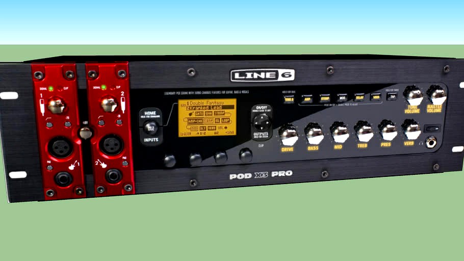 Line 6 Pod X3 Pro 3d model