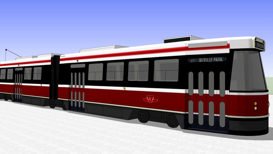Toronto TTC ALRV Streetcar 3d model