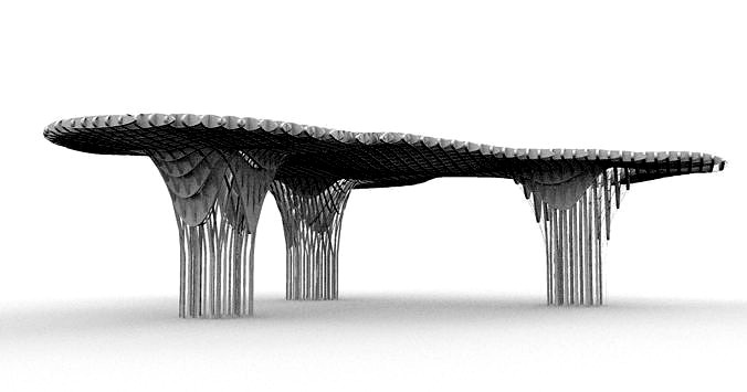 Canopy Parametric Design 3d model