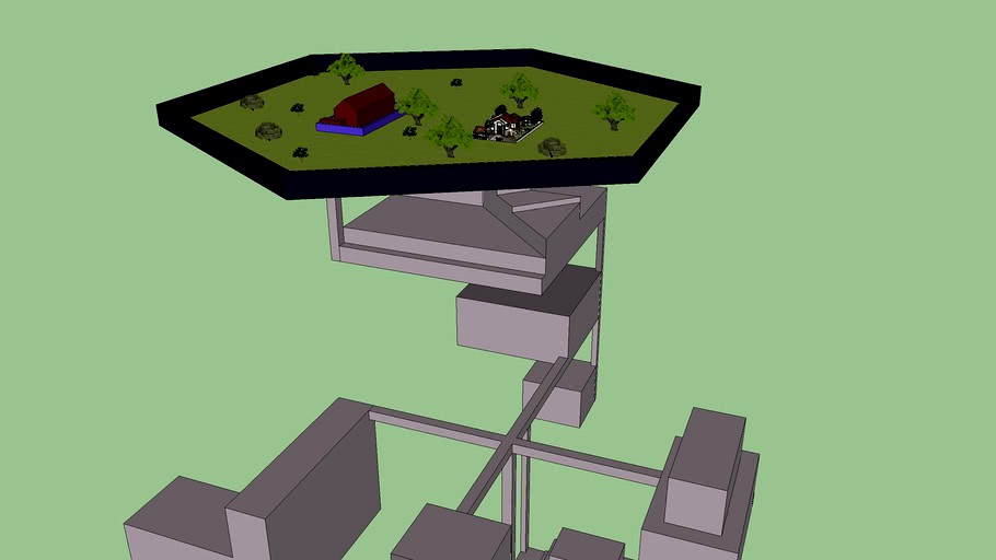 UnderGround Base 3d model