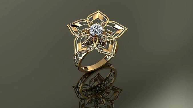 3D printable Engagement Ring | 3D model