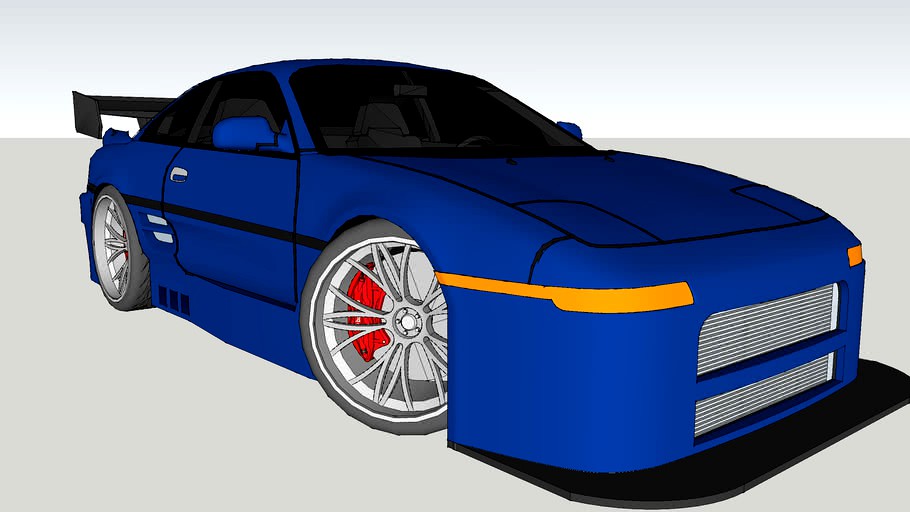 Toyota MR2 MKII 3d model