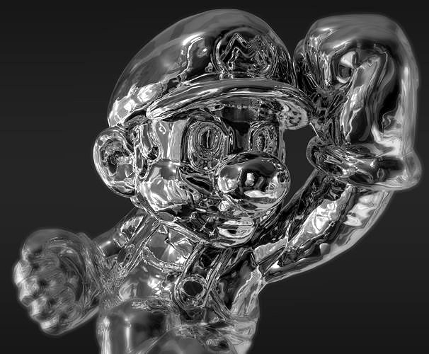 Super Mario Bros METAL MARIO | 3D model