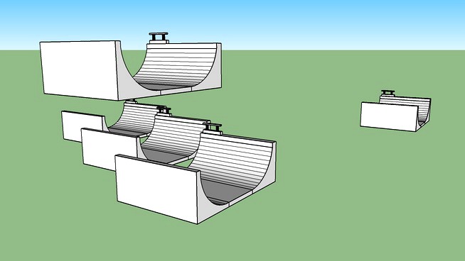 Halfpipe 3d model