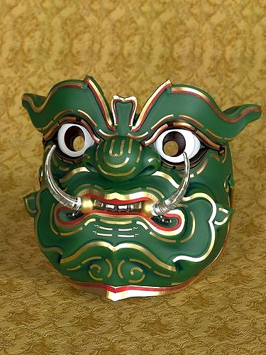 Mask-Yak Thai Art Pattern for 3D Print | 3D model