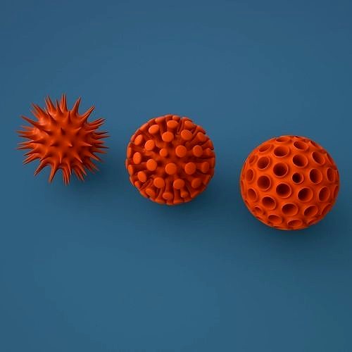 Virus shapes | 3D model