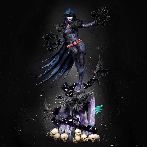 Raven DC Comics | 3D model