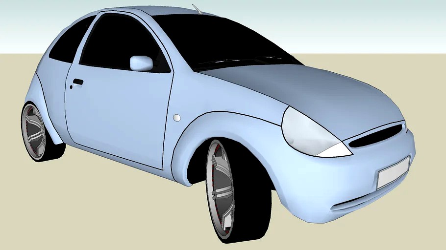 Modified Ford KA 3d model