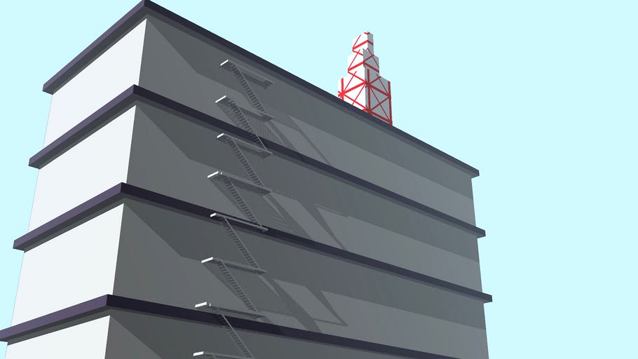 Torre telmex 3d model