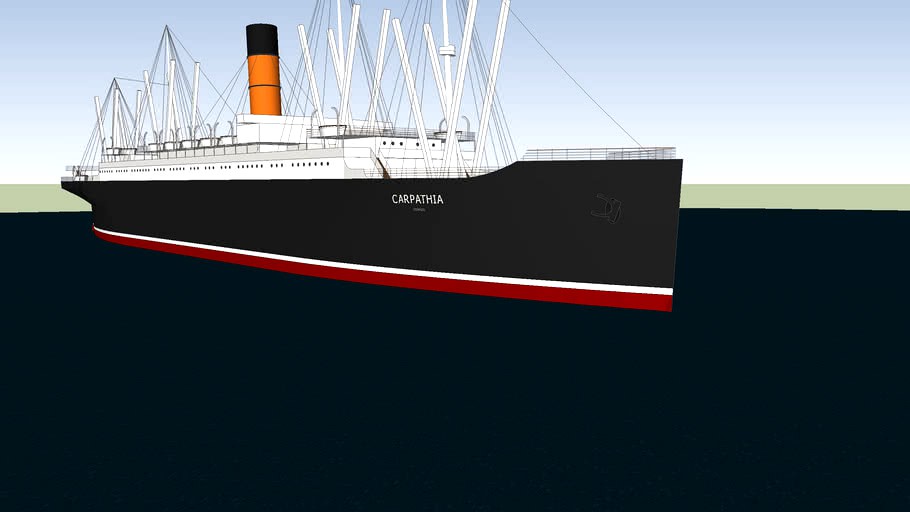 RMS Carpathia 3d model
