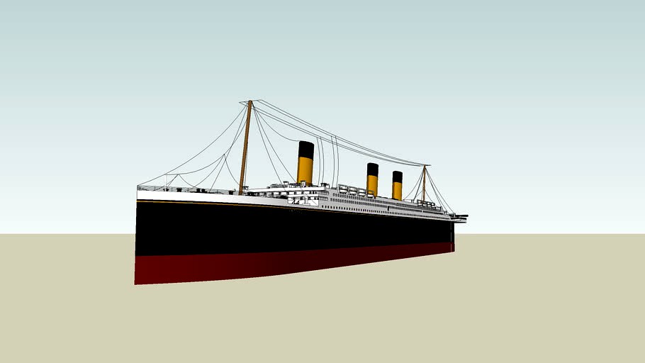 Raise the Titanic model 3d