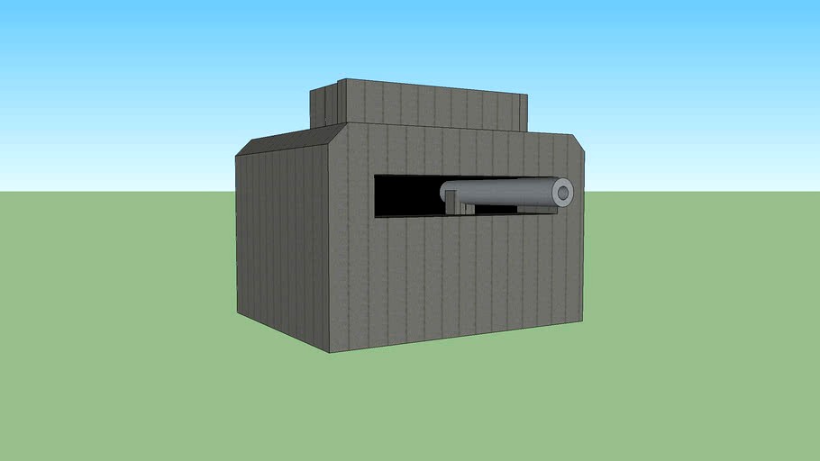 WW2 Bunker 3d model